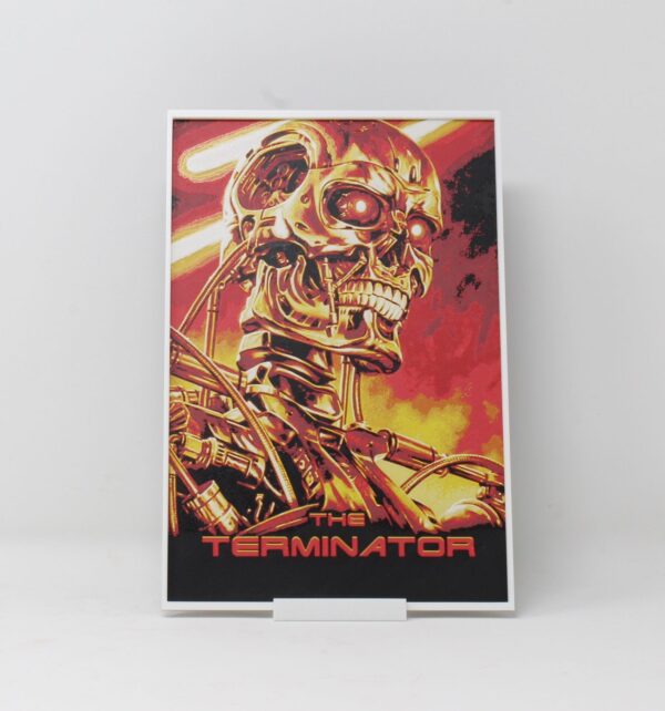 The Terminator 1984 Movie Poster Hueforge 3D Print Fan Art – Ancient ...