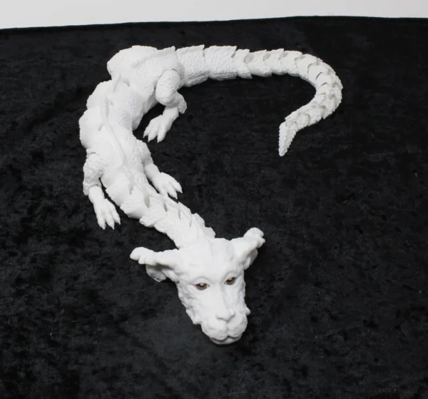 Falkor NeverEnding Story Articulated Luck Dragon Small – Ancient Stone ...